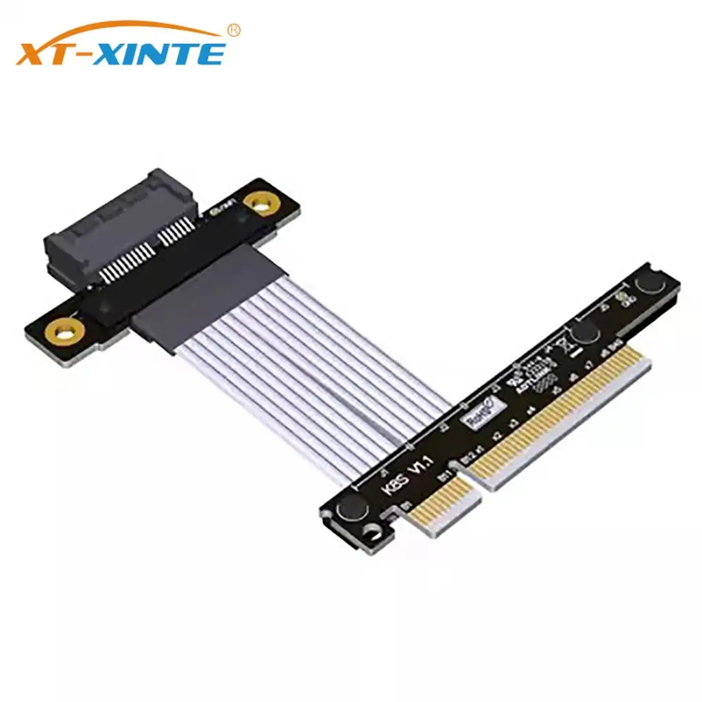 PCIe-4-0-x8-to-x1-Riser-Cable-High-Speed-PCI-Express-8x-Graphics-GPU ...