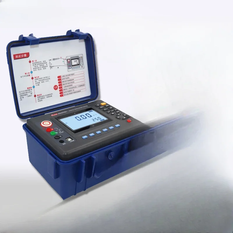 Megohmmeter-de-alto-voltaje-probador-de-resistencia-de-aislamiento-10KV-energ-a-caracter-stica ...