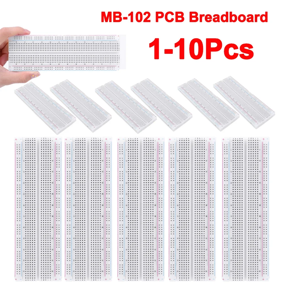 10-1PCS-Breadboard-830-Point-PCB-Bread-Board-MB-102-Prototype-PCB ...