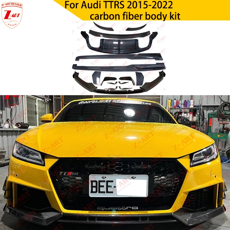 Z-ART 2015-2022 TTRS carbon fiber aerokit for Audi TTRS carbon fiber ...