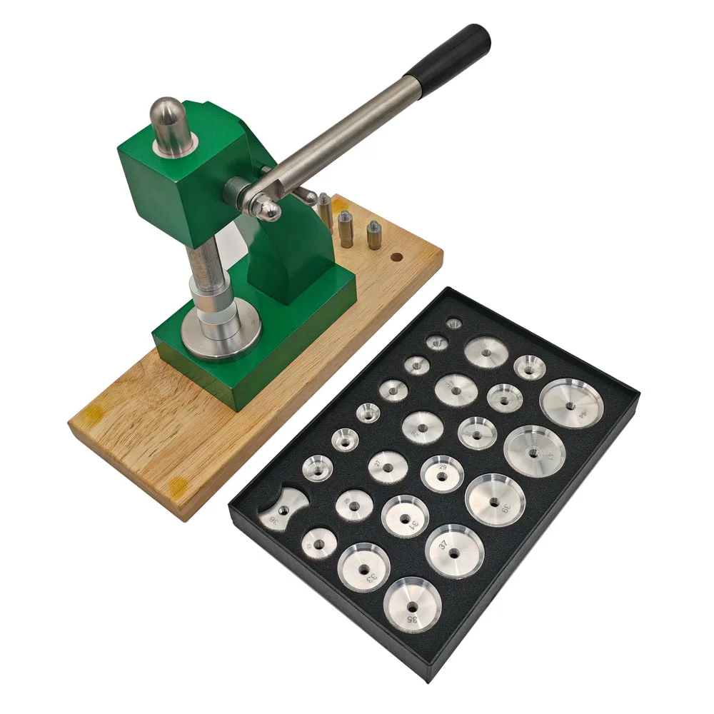 Heavy-Duty-Watch-Glass-Press-Tool-Dies-Set-Table-Mounted-Watch-Crystal ...