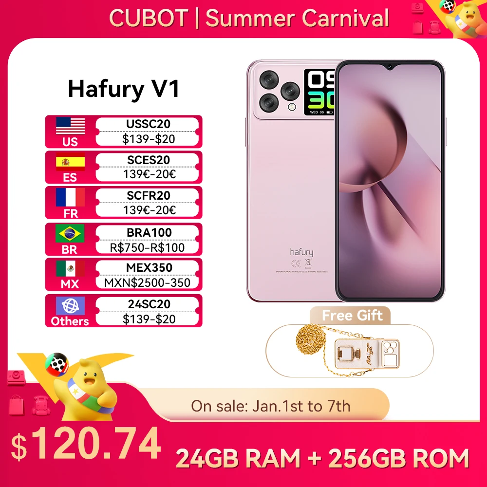 Cubot Hafury V1 - Full phone specifications