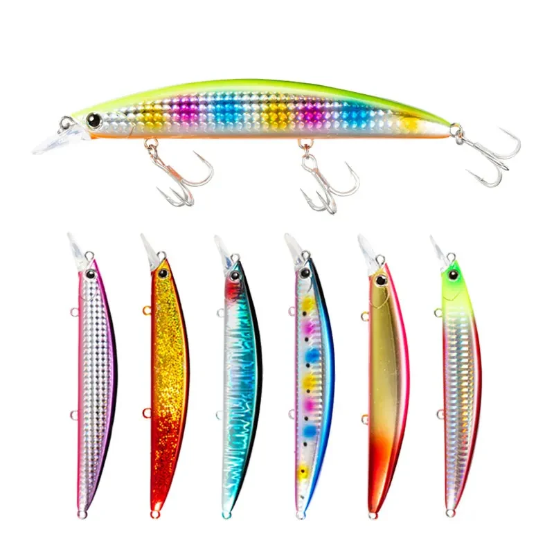 130mm-23g-Big-Heavy-Floating-Minnow-Lure-Long-Casting-Wobbler ...
