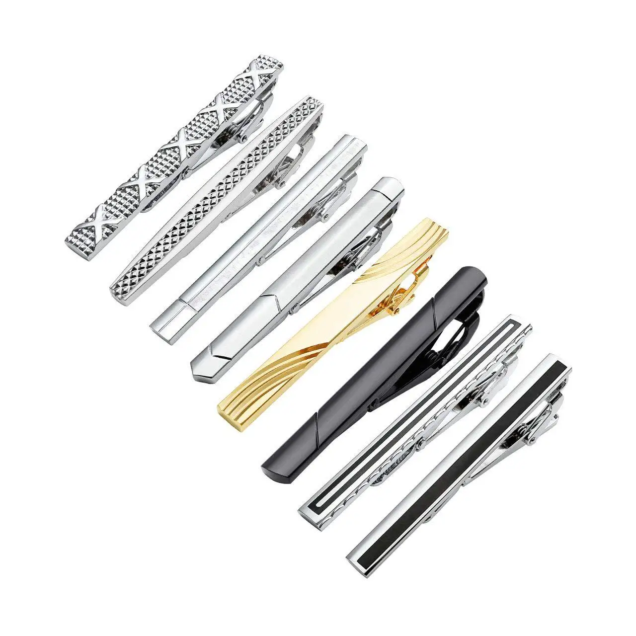 New-Tie-Clip-Daily-OL-Style-Business-Suit-Men-s-Gold-Silver-color ...