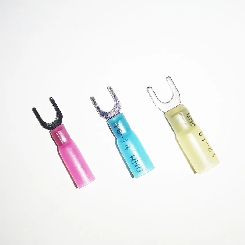 SV wire spring U type Pre-Insulating Heat shrink Terminals SV1.25/2/5.5 ...