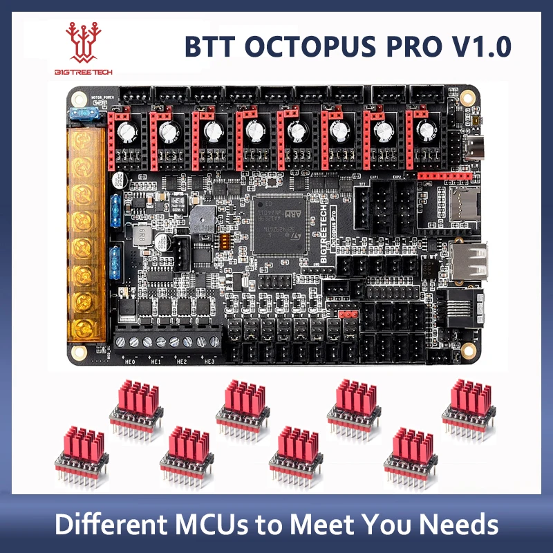 Bigtreetech Btt Octopus Pro V1.0 Motherboard 3d Printer Parts Board ...