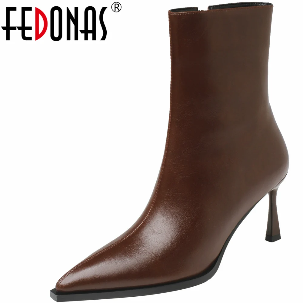 FEDONAS-Botines-de-tac-n-alto-fino-para-mujer-zapatos-elegantes-de ...