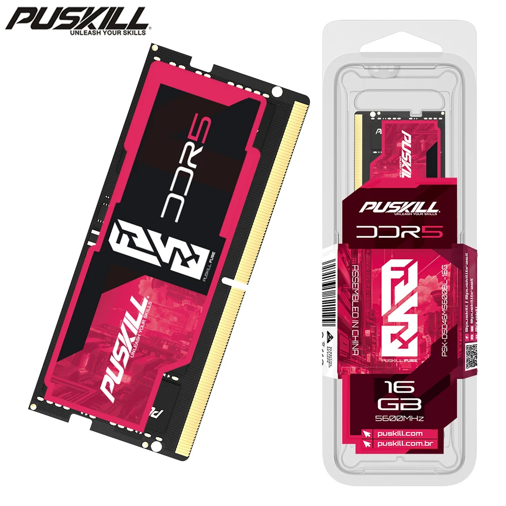 PUSKILL-FUSE-Notebook-RAM-DDR5-32GB-16GB-8GB-1-1V-4800MHz-5200MHz ...