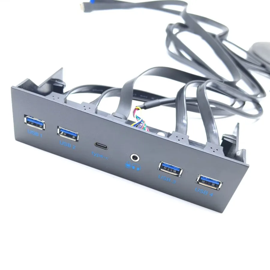 5.25in USB Hub 4 Ports 5.25in USB 3.0 Front Panel Hub - 4 Ports (2x USB ...