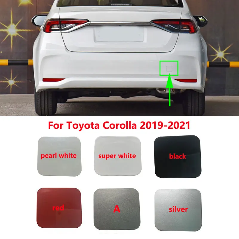 For-Toyota-Corolla-2019-2020-2021-Car-Rear-Bumper-Tow-Hook-Cover ...