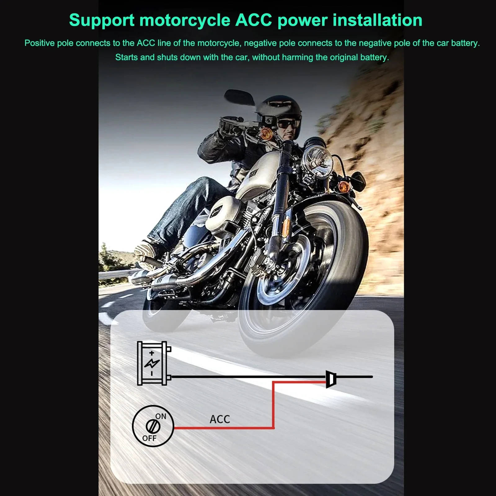 Sistema de detección de punto ciego BSD para motocicleta, Radar de onda ...