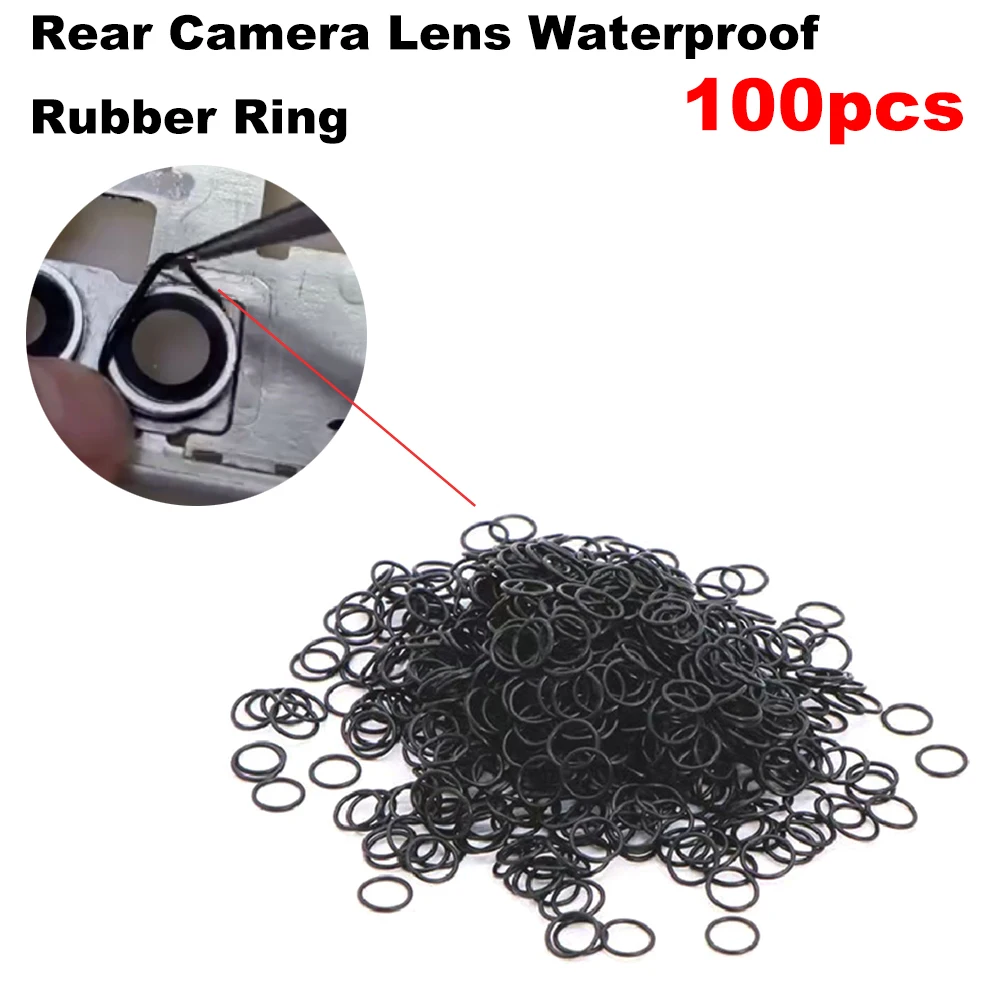 100pcs-Waterproof-Seal-Back-Rear-Camera-Lens-Slot-Rubber-Ring-Circle ...