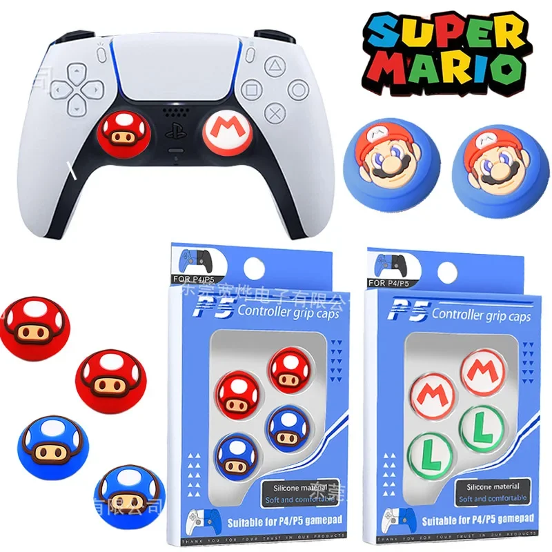 Anti-Slip-Polegar-Silicone-Cap-Grip-Vara-Super-Mario-Bros-Capa-Da-Pele ...