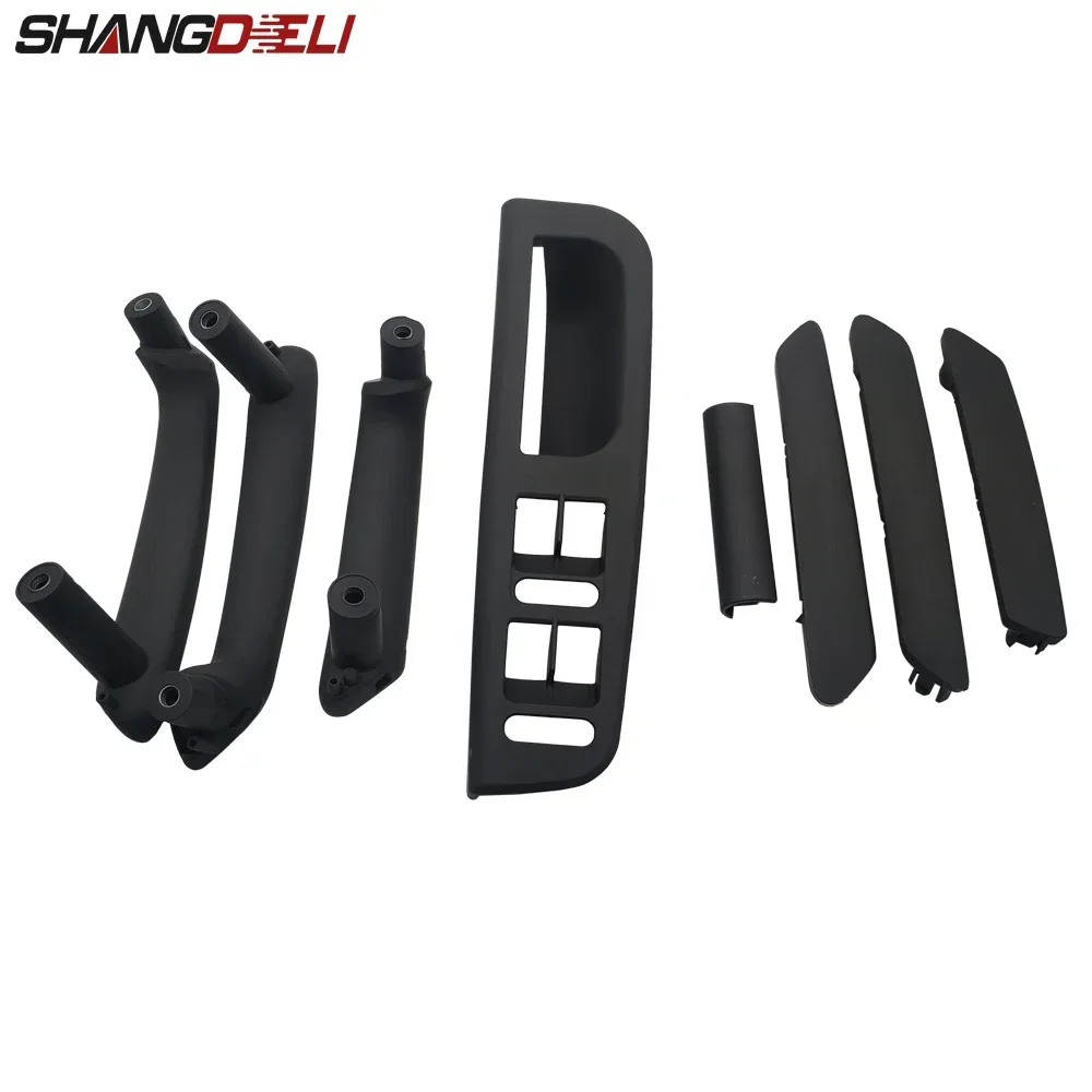 8pcs-Interior-Door-Handles-Black-Inner-Pull-Handle-Trim-Cover-For-VW ...