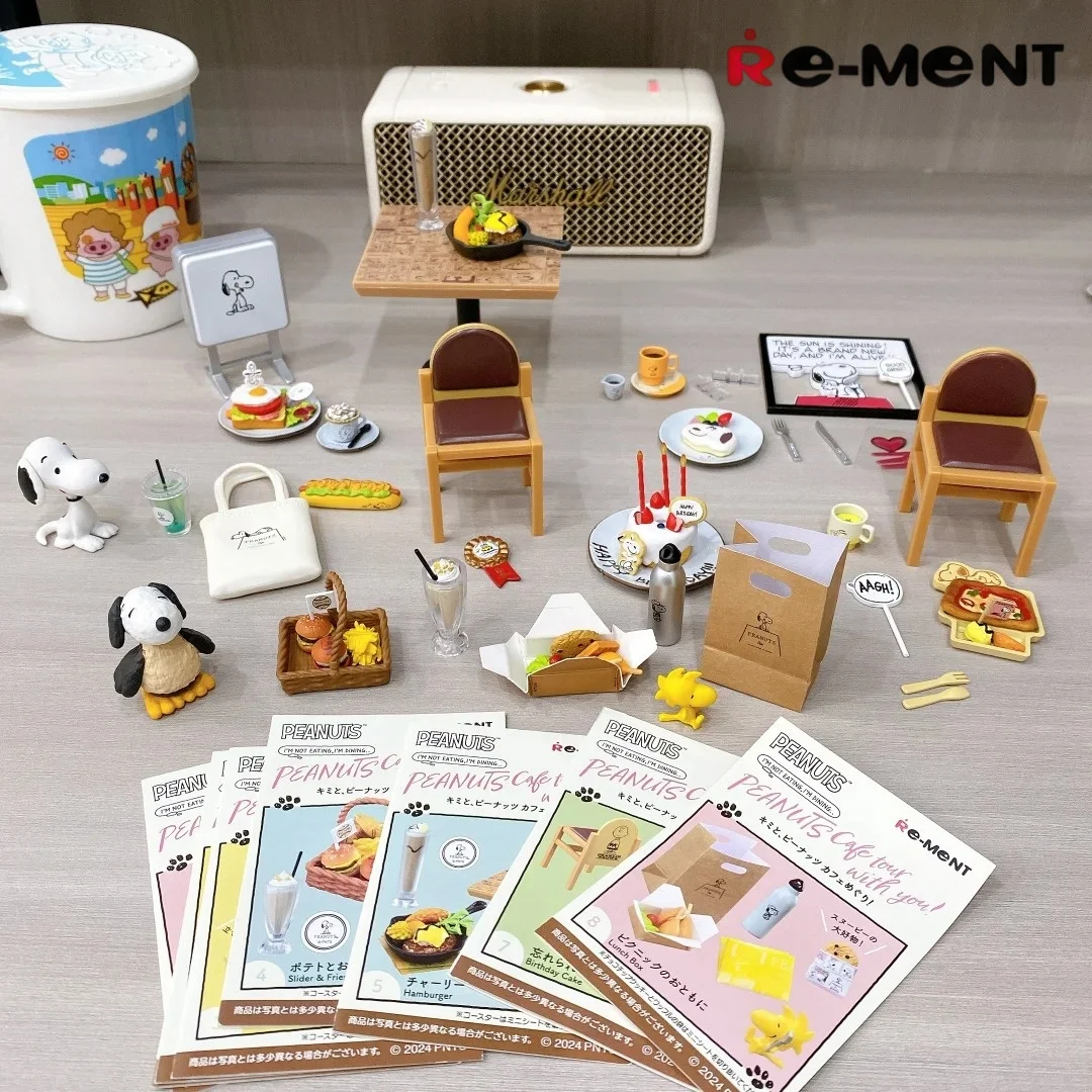 Re-Ment Genuine Miniature Scene Decoration Snoopy And You Meet In ...
