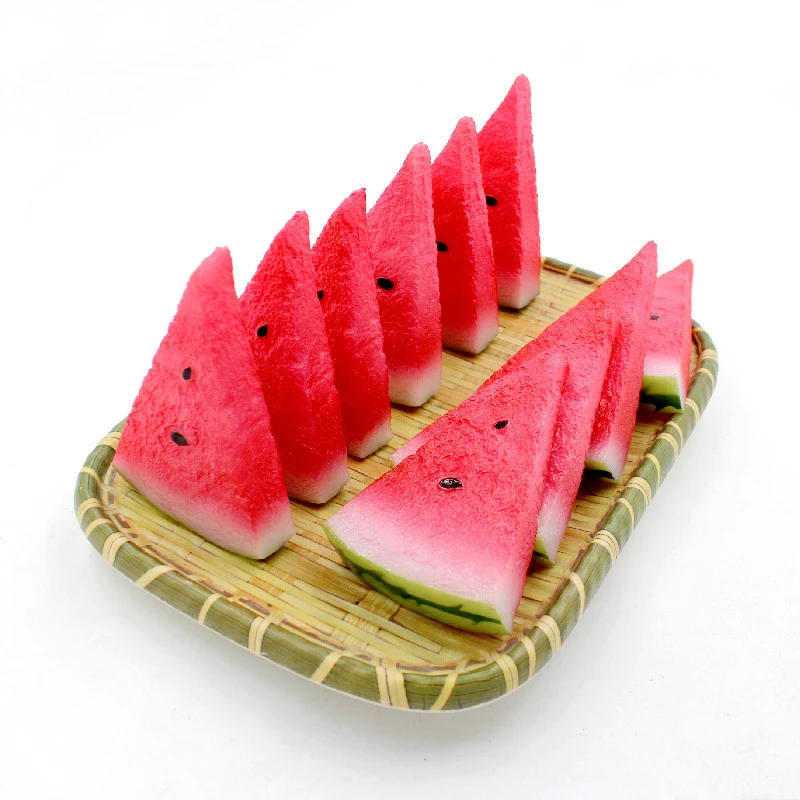 Simulated watermelon skin, fake watermelon slices, fake fruit slices ...