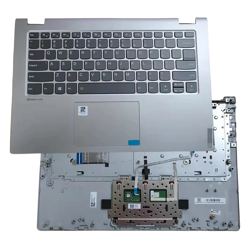 Funda-superior-plateada-para-Lenovo-IdeaPad-C340-14-carcasa-Con-Teclado-retroiluminado-de-14 ...