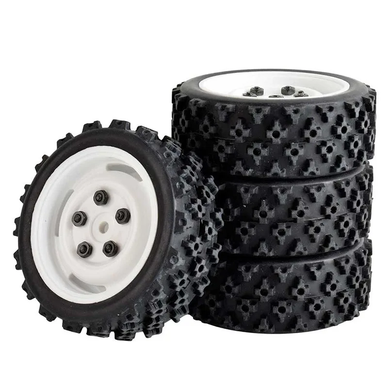 1-10-RC-Racing-Car-Wheels-Rally-Tyre-On-Road-Tires-12mm-Hex-for-WLtoys ...