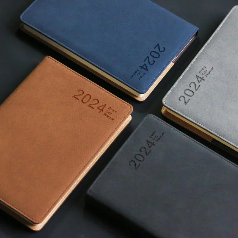 2024-Calendar-Book-English-A5-Daily-Planner-Agenda-Book-Planner ...