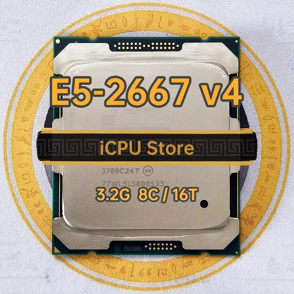 E5-2667 V4 Sr2p5 3.2ghz 8cores 16threads 25mb 135w Lga2011-3 - Demo Board - AliExpress