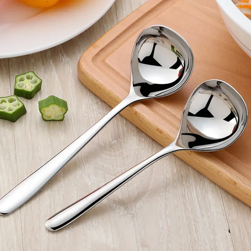 Korean-Stainless-Steel-Thickening-Spoon-Creative-Long-Handle-Hotel-Hot ...