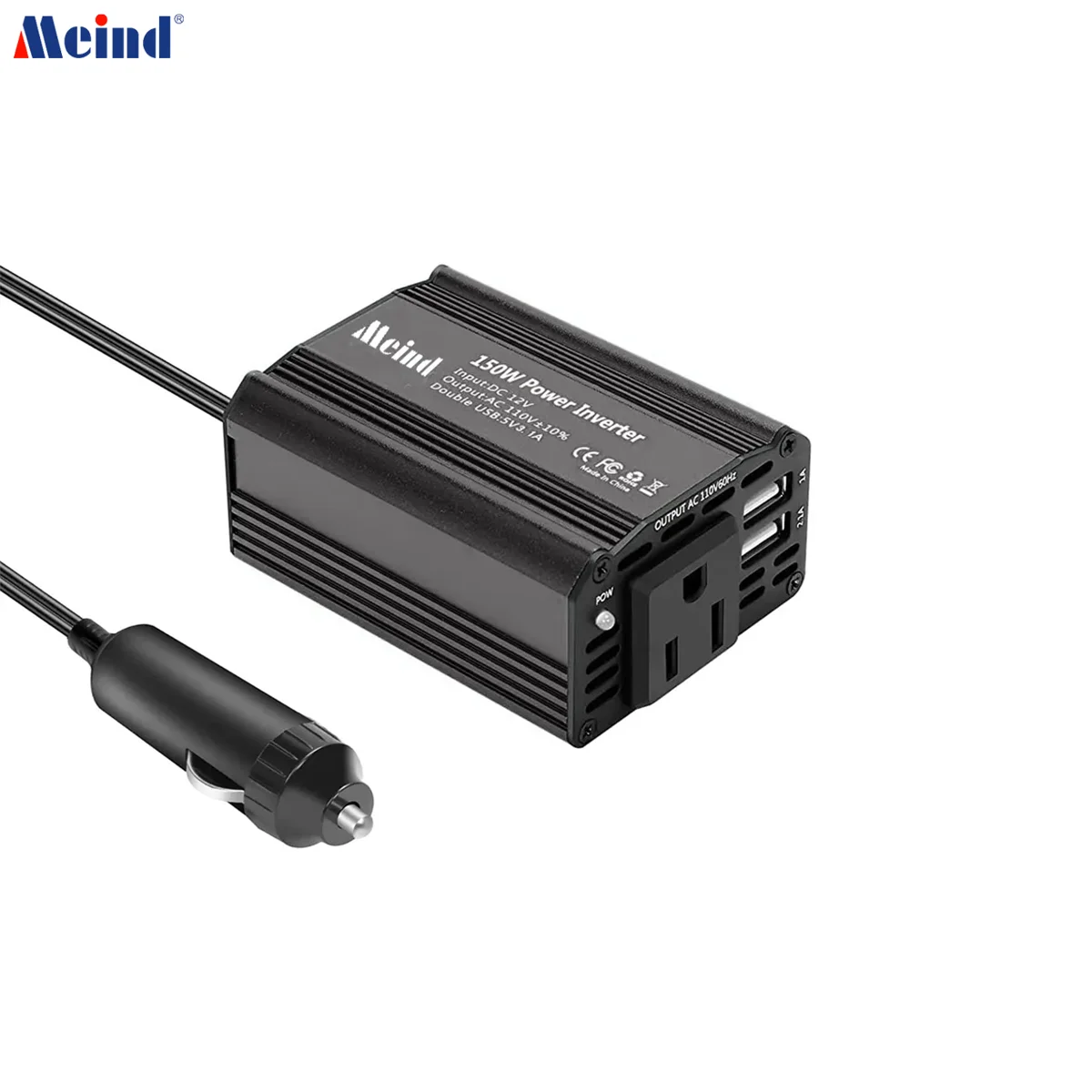 Meind-150W-Power-Inverter-12V-para-110V-Voltage-Converter-Carregador-de ...