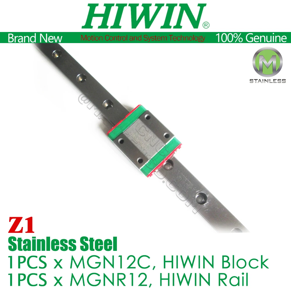 HIWIN-MGN12-Z1-Rail-MGN12C-100-200-300-400-500MM-MGNR12C-Linear-Guide ...