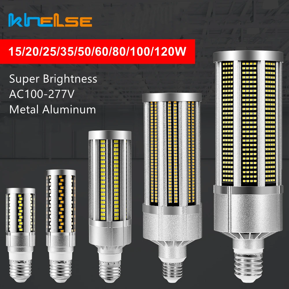 Super-Brightness-E27-LED-Corn-Bulb-High-Power-AC100-277V-Metal-Aluminum ...