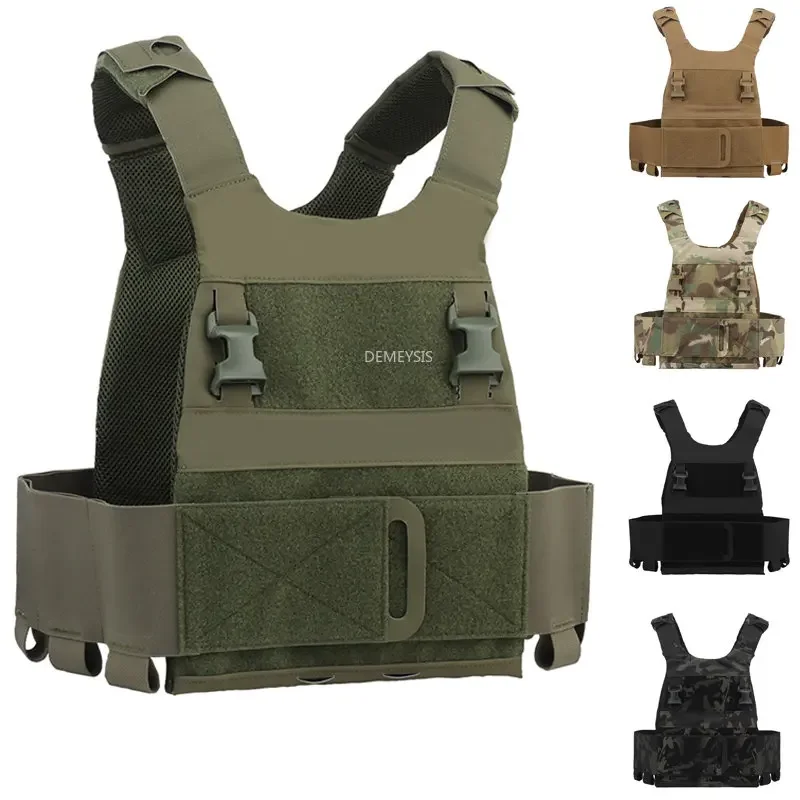Tactical-Combat-Vest-Adjustable-Airsoft-Wargame-Battle-Protection-Vest ...
