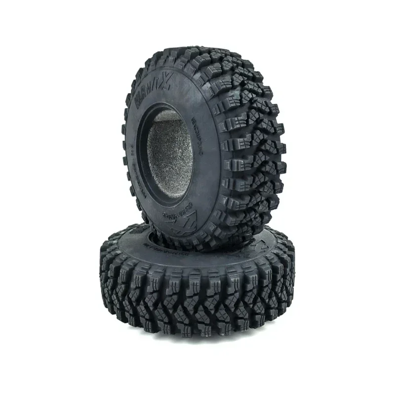2PCS 1.9" Rubber Voodoo KLR Wheel Tires 105*35mm for 1:10 RC Crawler ...