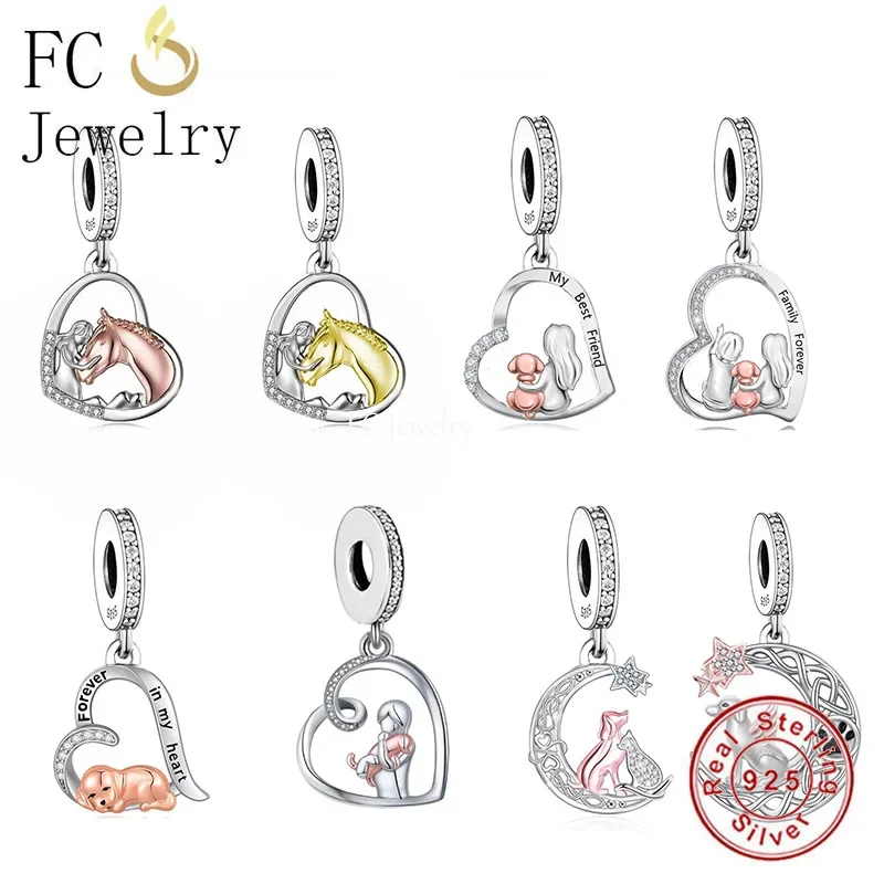 FC-Jewelry-Fit-Original-Charm-Bracelet-Authentic-925-Silver-Girl-And ...