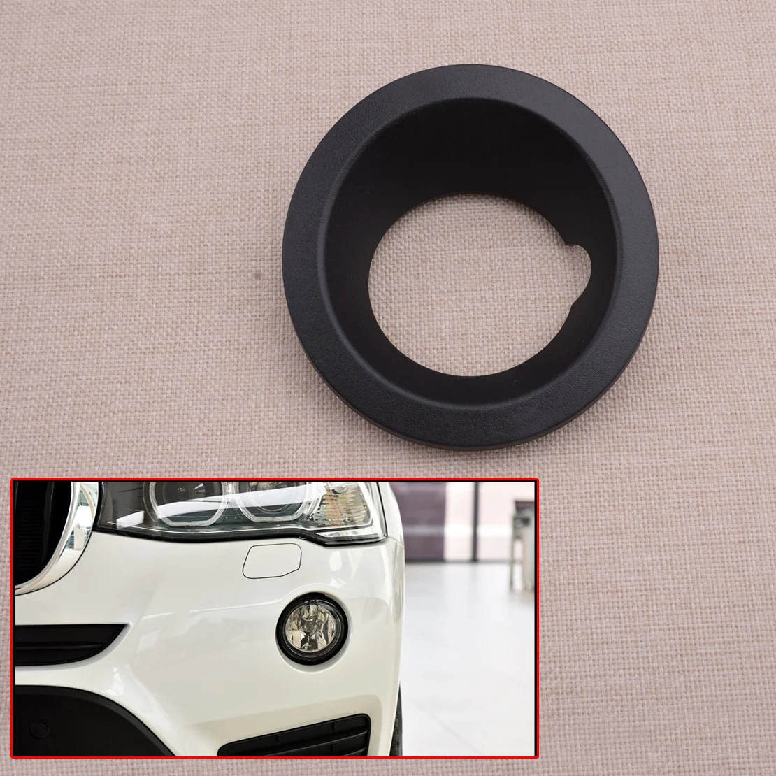 Left-Side-Front-Bumper-Fog-Light-Lamp-Ring-Cover-Frame-Fit-For-BMW-X3 ...
