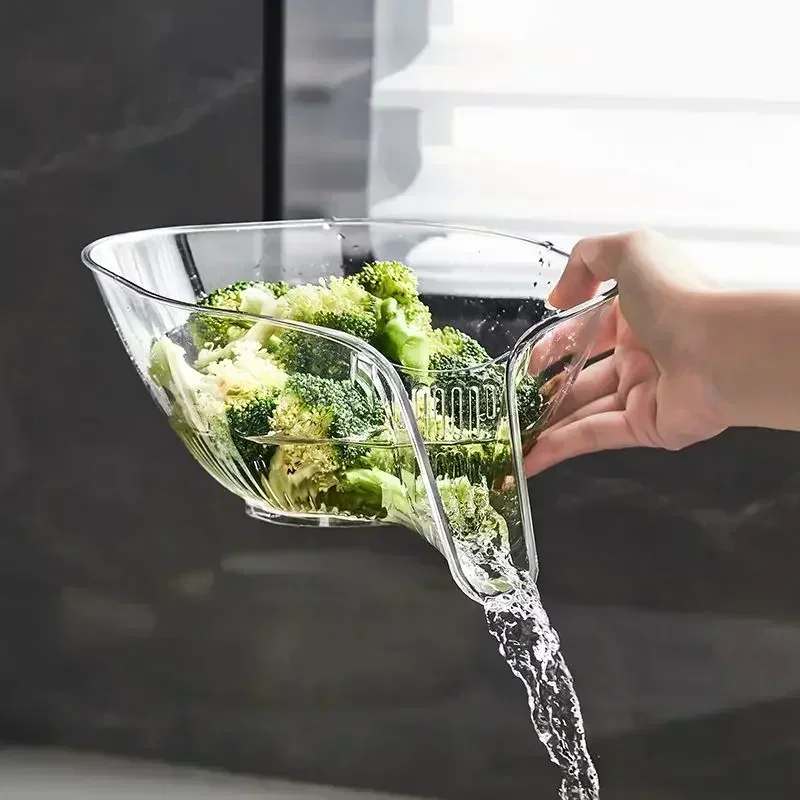 Multifunctional-Drain-Basket-Drain-Bowl-Household-Sink-Vegetable-Basin ...