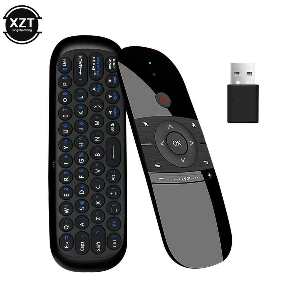 Wechip W1 Air Mouse 2.4G Wireless Keyboard Remote Control IR Remote ...