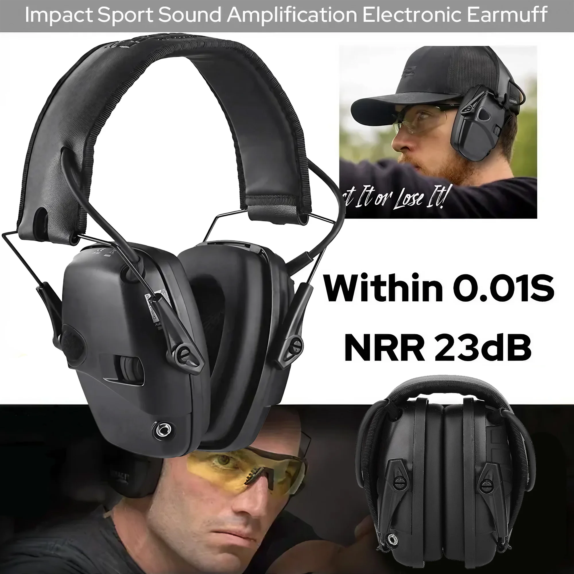 STONEGO-Anti-noise-Shooting-Headset-Electronic-Shooting-Earmuffs ...