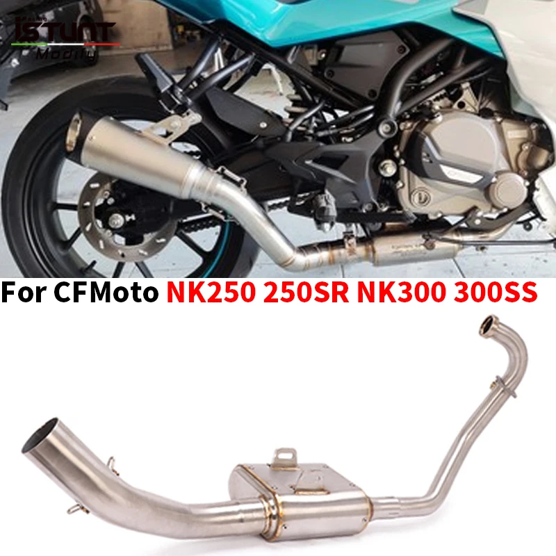 For CFMOTO NK250 NK250SR 300NK NK300 300SS NK300SR Motorcycle Muffler ...