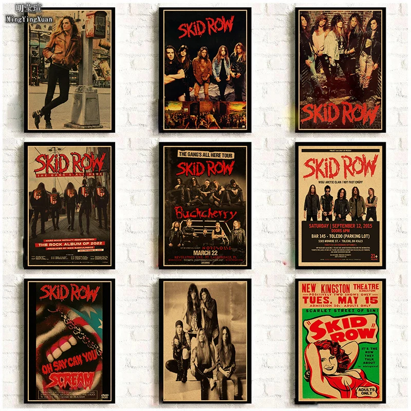 Singer-Posters-Rock-and-Roll-Music-Retro-Kraft-Paper-Sticker-DIY ...