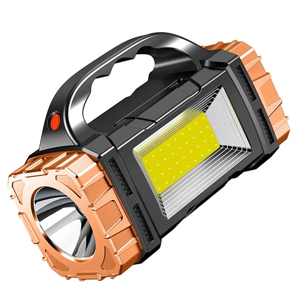 Solar-LED-Flashlight-Portable-USB-Rechargeable-Flashlight-Waterproof ...