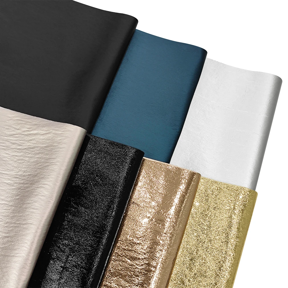 Black Distressed Leather Hides