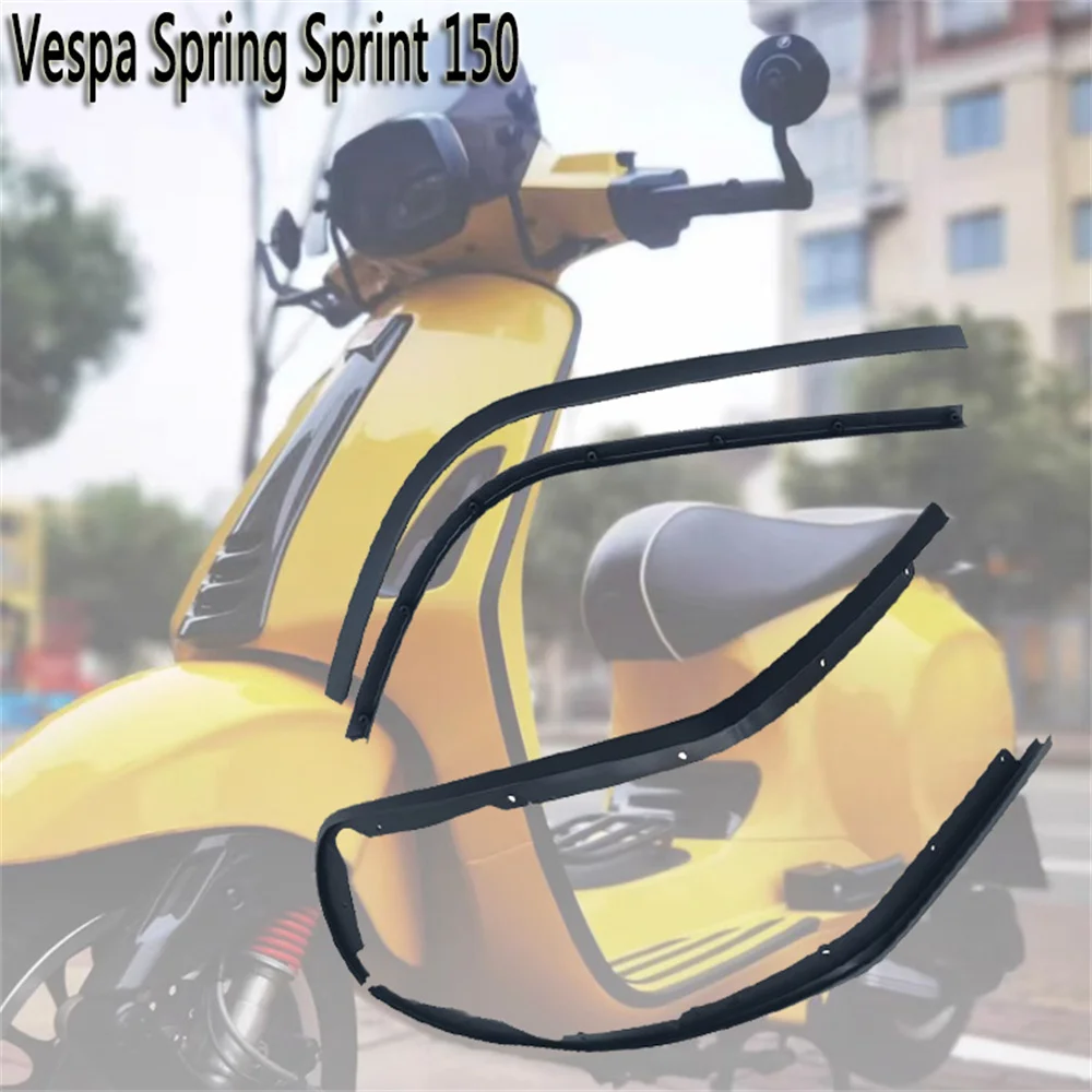 For-Vespa-spring-sprint-150-edging-anti-collision-strip-ABS-plastic ...