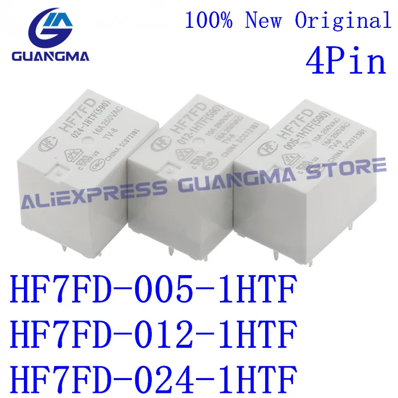 10PCS Power Relay HF7FD-005-1HTF HF7FD-012-1HTF HF7FD-024-1HTF 16A ...