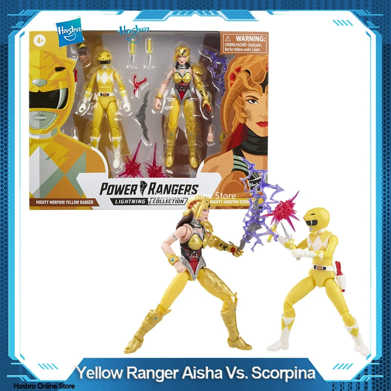 Figura de Ação Hasbro Power Rangers Premium, Coleção Lightning, Mighty ...