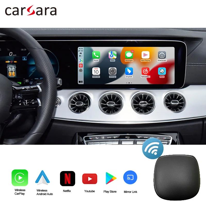 Car-Android-Media-Box-Wireless-CarPlay-Dongle-Android-Auto-Adapter ...