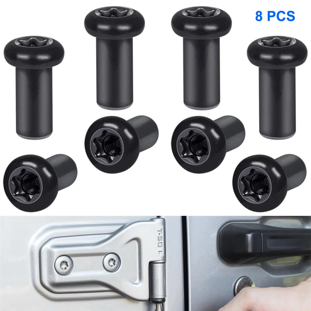 8-Pcs-Door-Hinge-Nuts-for-Jeep-Wrangler-JL-JLU-Sport-Sahara-Freedom ...