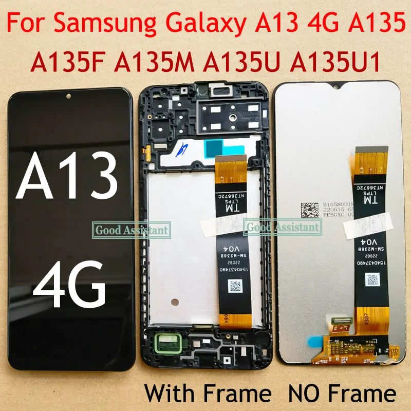 Black 6.6 inch For Samsung Galaxy A13 4G A135 A135F A135M A135U A135U1 ...
