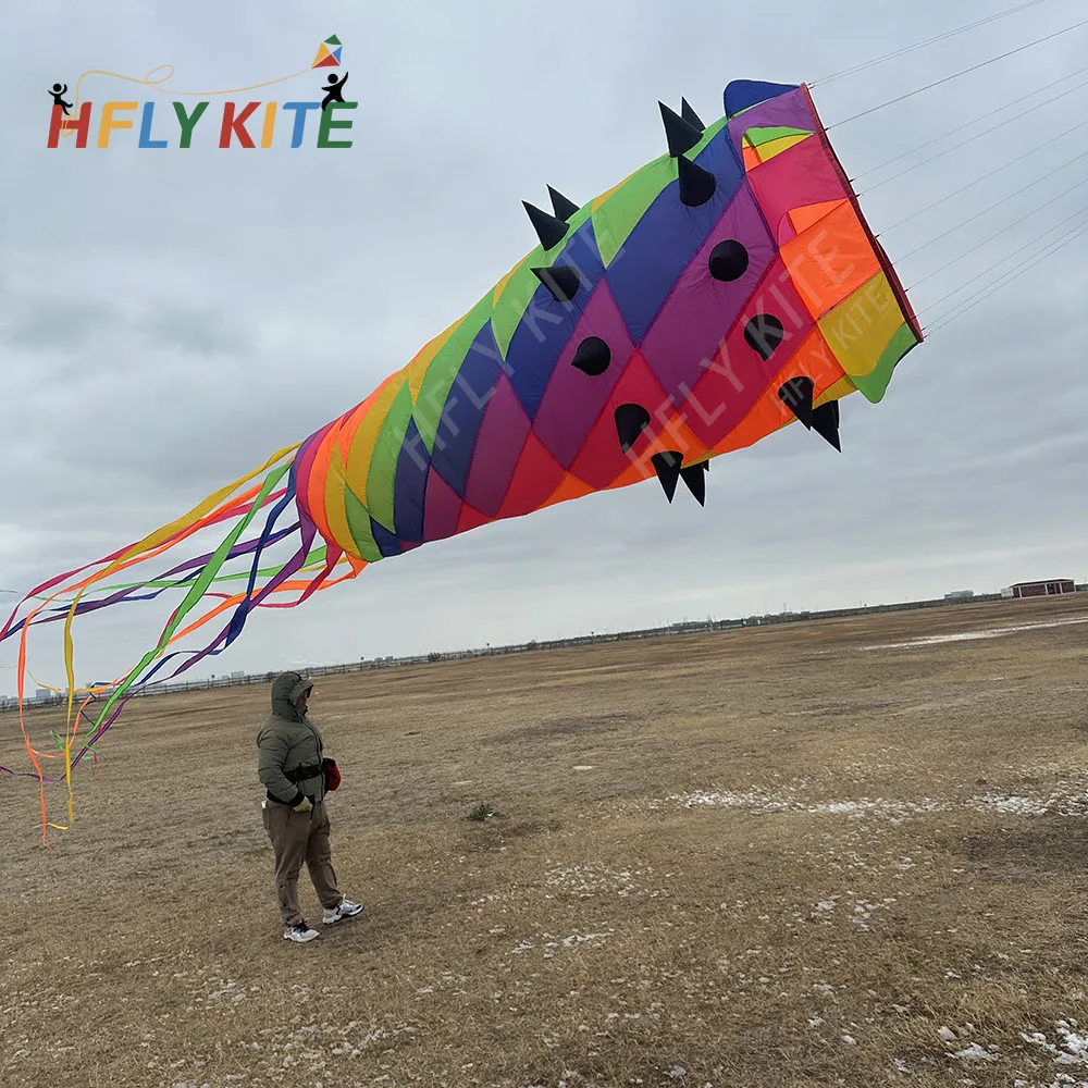 New-Arrival-8m-Soft-Inflatable-Rainbow-Colorful-Kite-Spinning-Windsock ...