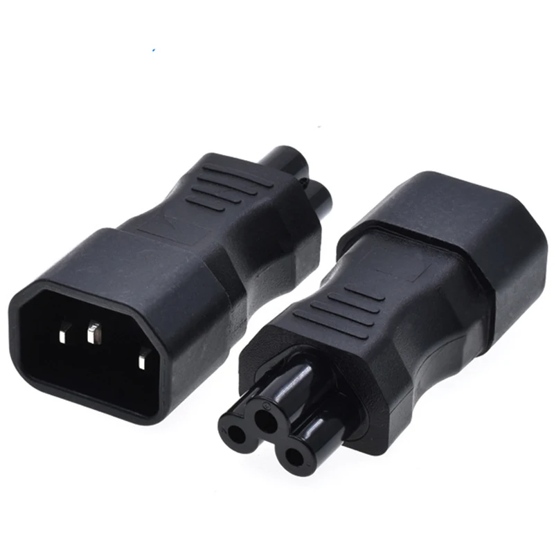 1PC Universal Power Adapter IEC 320 C14 to C5 Adapter Converter C5 to ...