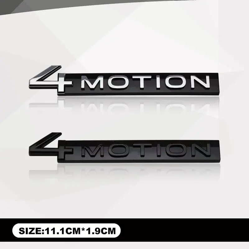 4-MOTION-Emblem-Badge-Fender-ABS-Car-Sticker-Rear-Nameplate-Decal-For ...