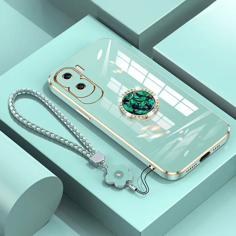 Honor-90-Lite-Case-with-Lanyard-Luxury-Diamond-Holder-Case-For-Honor-90 ...