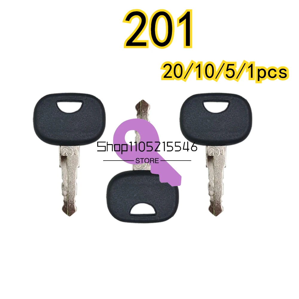 20/10/5/1pcs New 201 Construction Equipment Ignition Keys for Atlas ...
